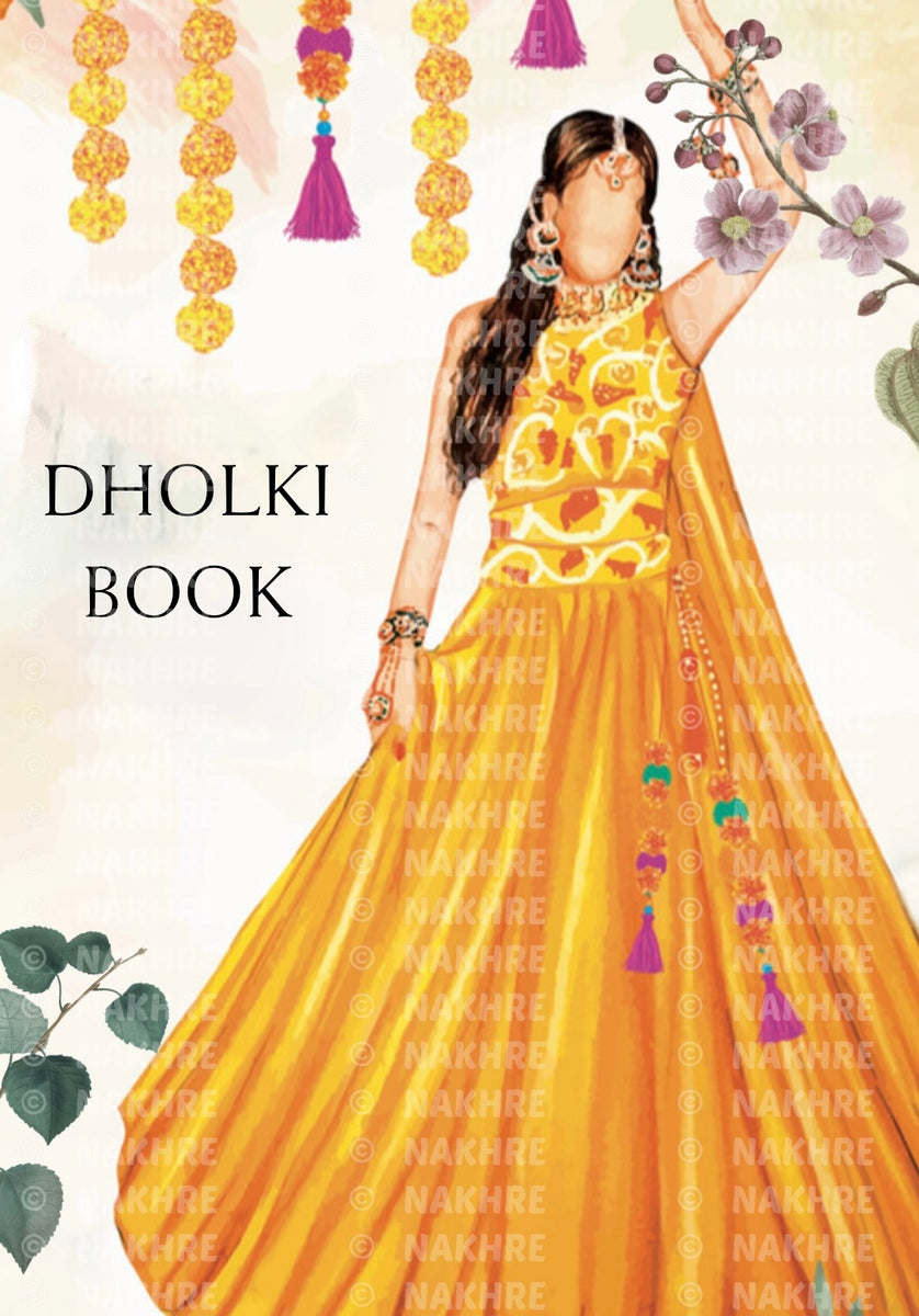 Dholki Book without flower – Nakhre